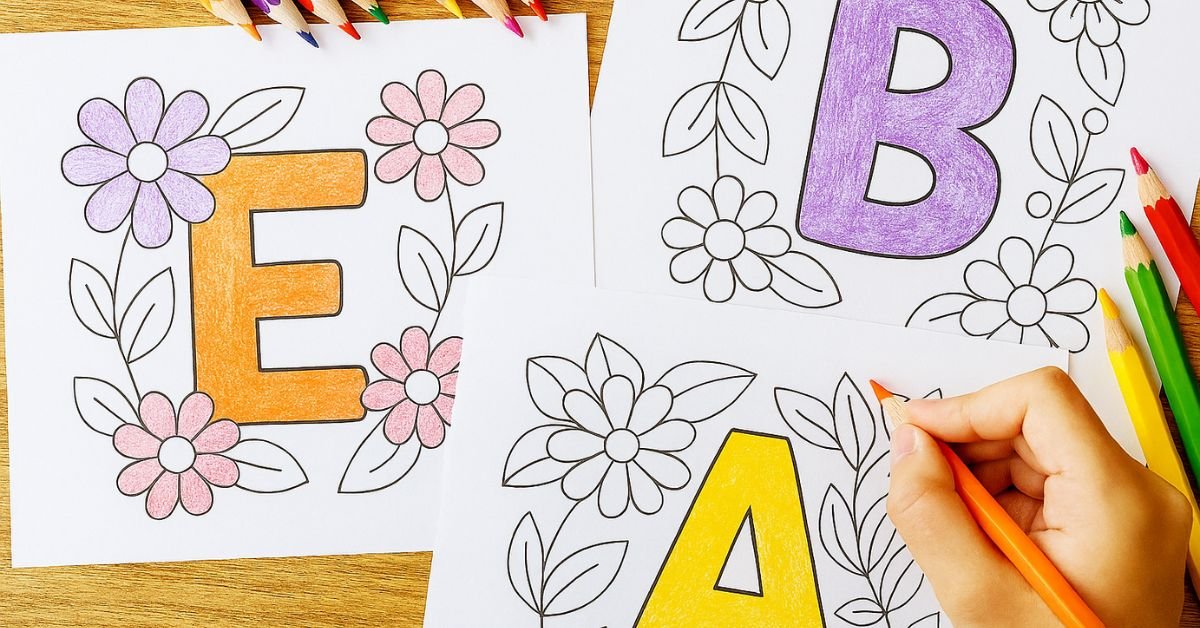 20 Fun Alphabet Coloring Pages for Kids to Learn Letters