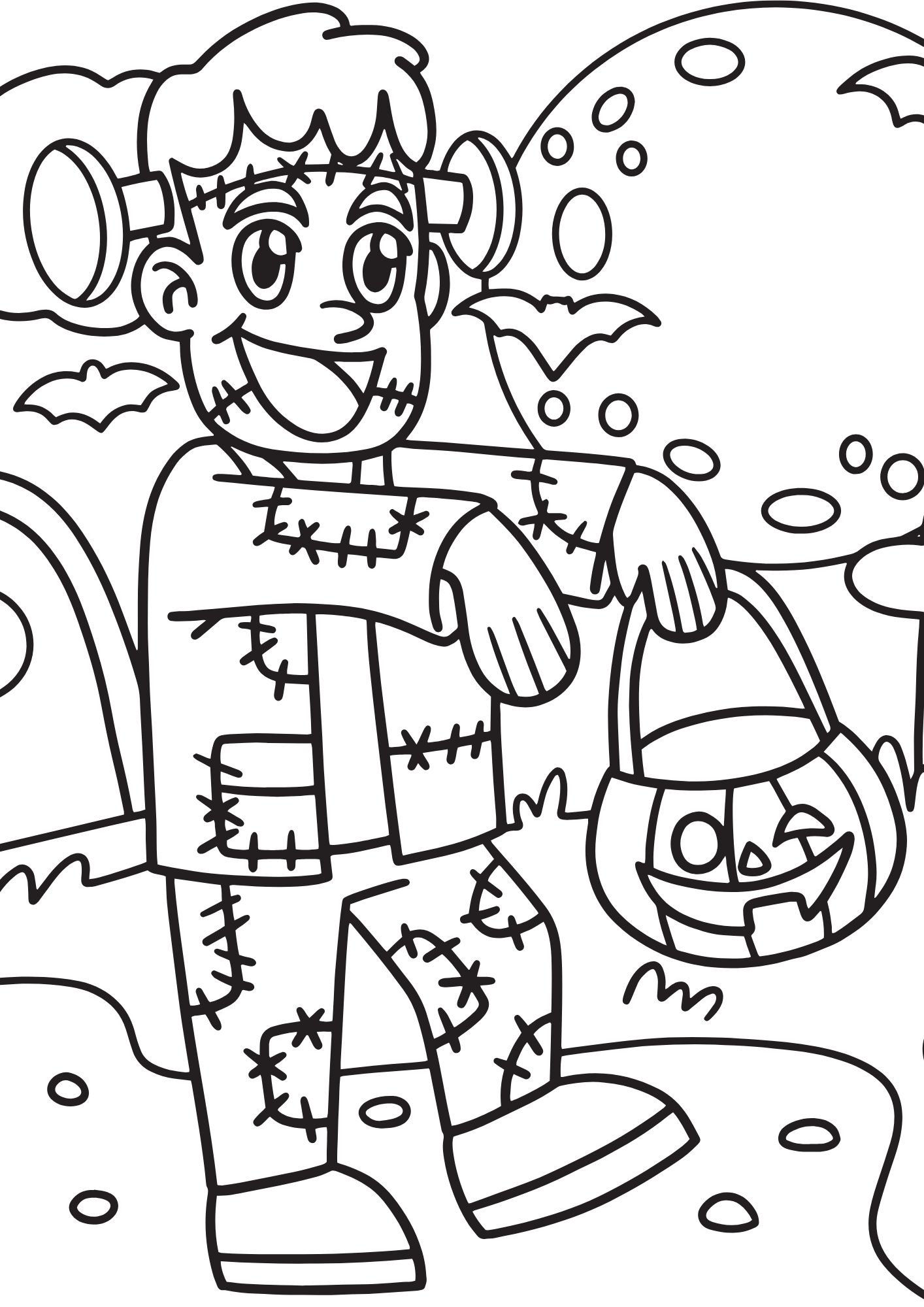 30 Amazing Halloween Printable Coloring Pages for All Ages