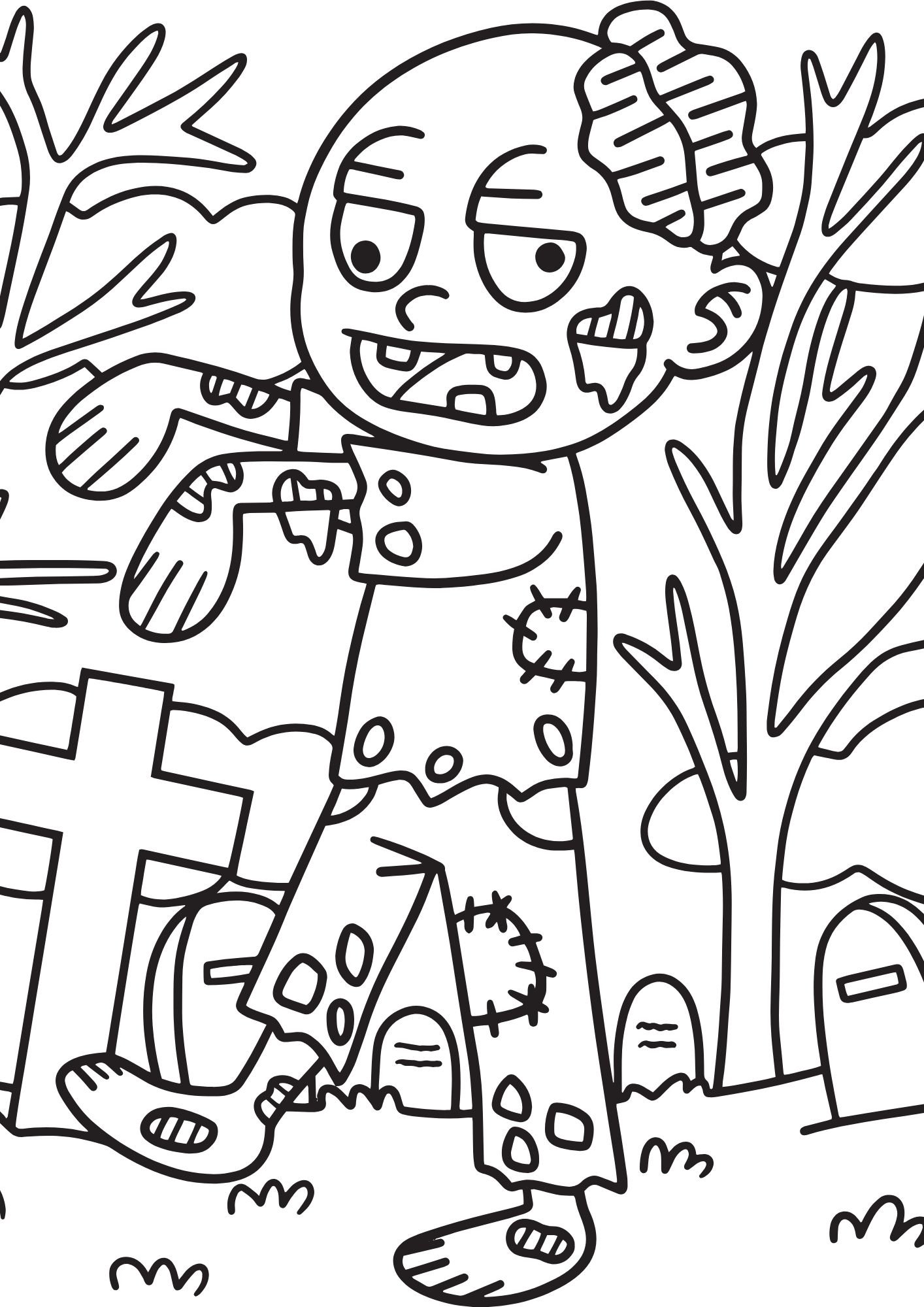 30 Amazing Halloween Printable Coloring Pages for All Ages