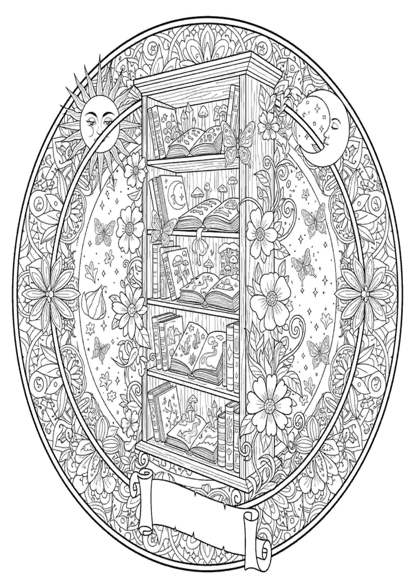 20 Free Printable Aesthetic Coloring Pages for All Ages
