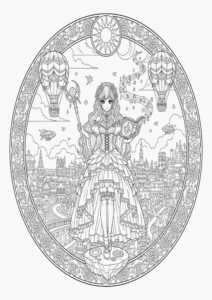 20 Free Printable Anime Girl Coloring Pages for All Ages