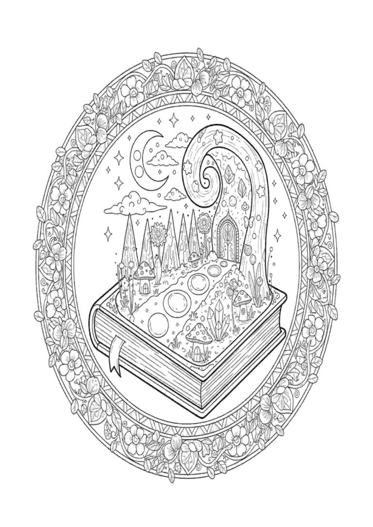 20 Free Printable Aesthetic Coloring Pages for All Ages