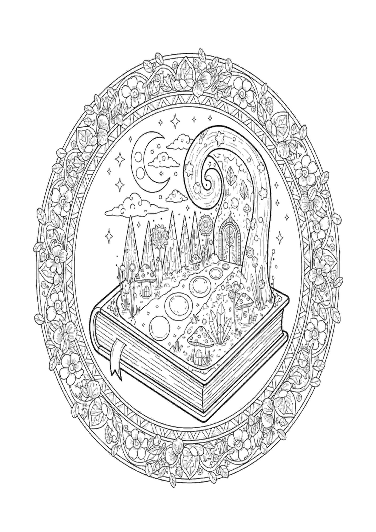 20 Free Printable Aesthetic Coloring Pages for All Ages