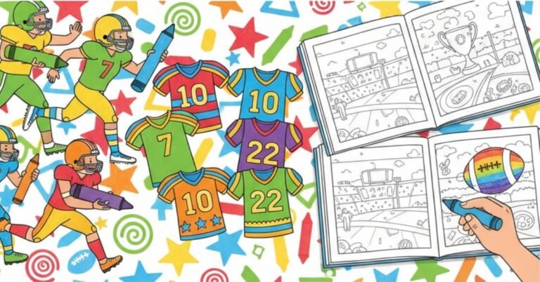 20 Football Coloring Pages | Free Printable Fun for Kids
