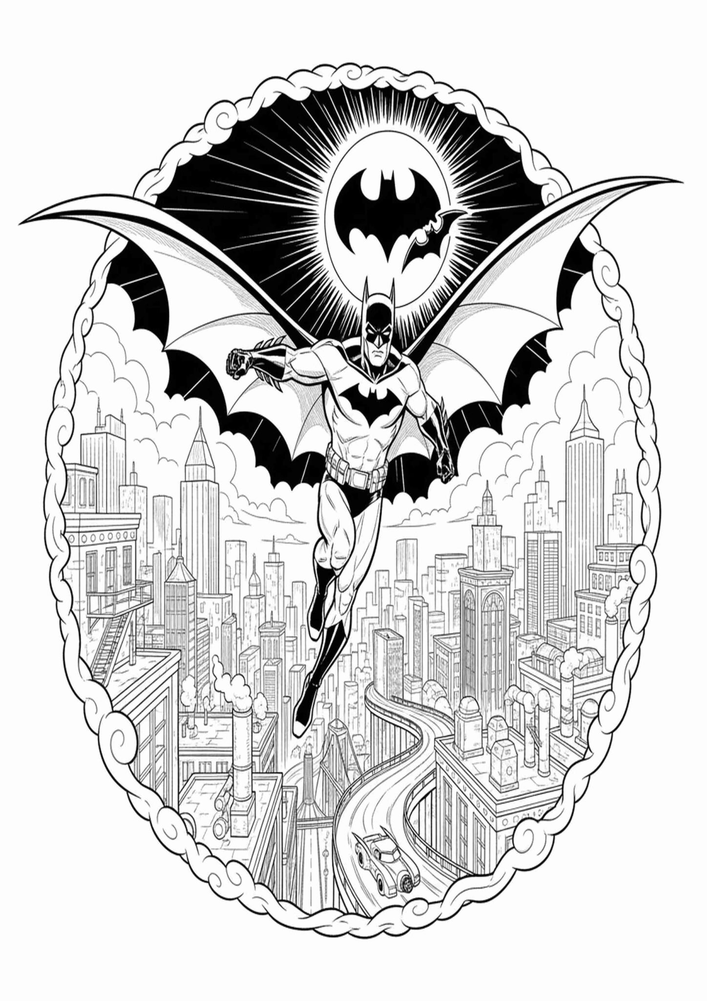 20 Free Printable Batman Coloring Pages for Kids and Fans